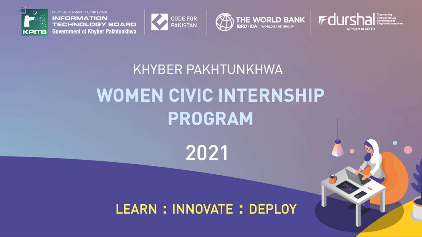 The KP Women Civic Internship Program 2021 | Code for Pakistan